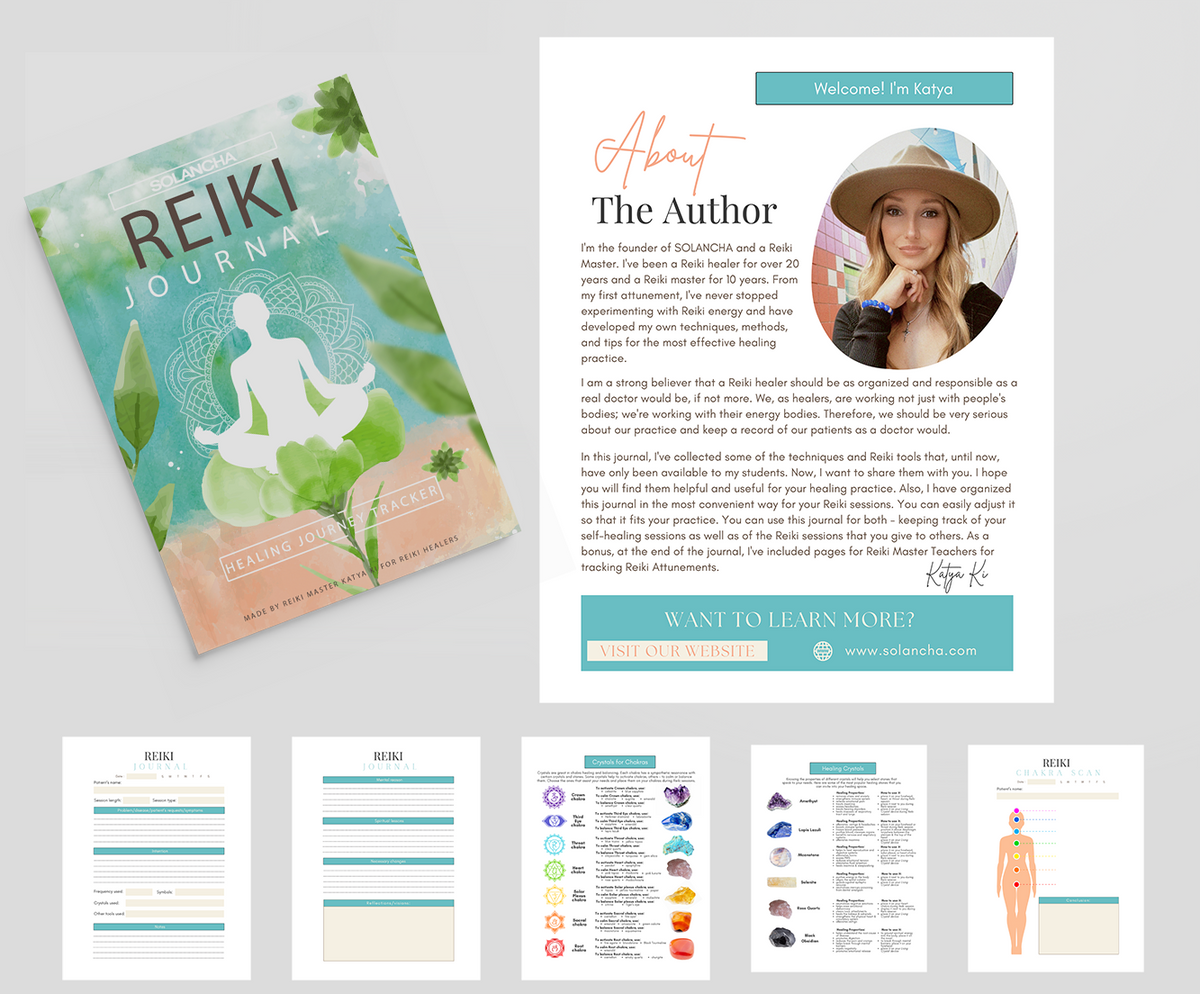 Reiki Healing Journal | Healing Tracker (#1) | SOLANCHA®